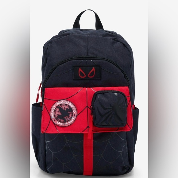 Bioworld | Bags | Nwt Bioworld Marvel Spiderman Black And Red Fullsize ...
